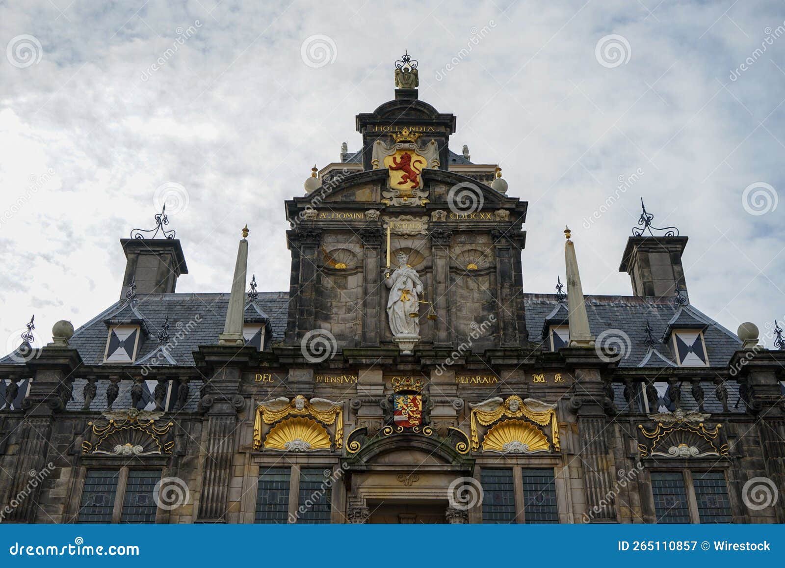 Old Municipality Building in the City Center of Delft in the ... Old Municipality Building in the City Center of Delft in the ...