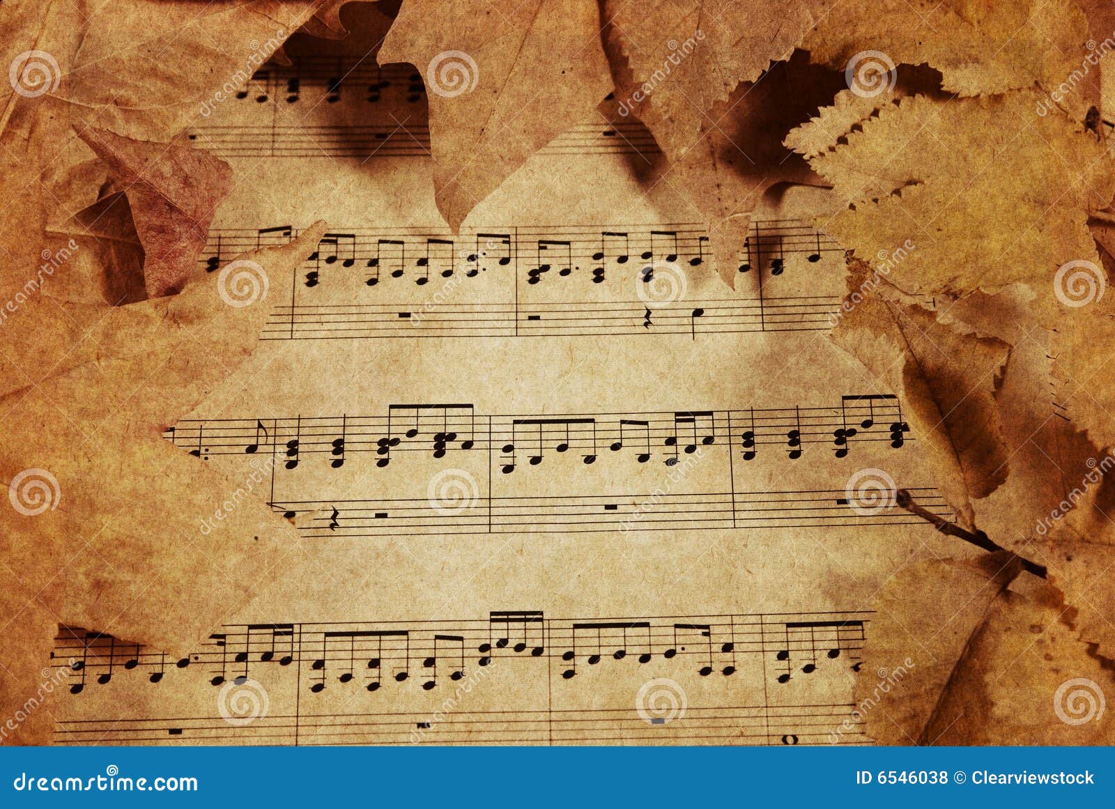 Old Music Leaves Stock Illustrations – 222 Old Music Leaves Stock ...