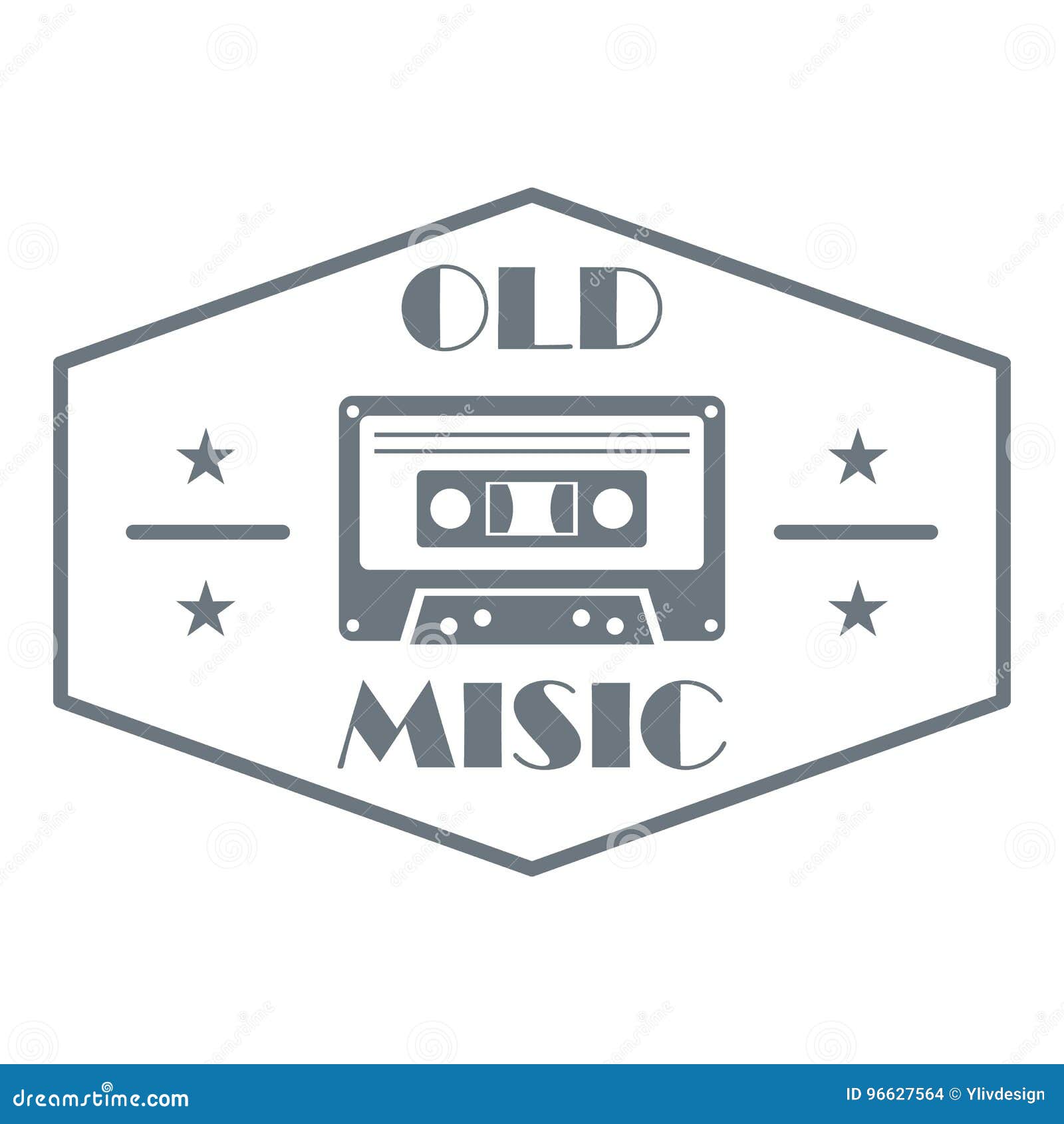 Old Music Logo, Simple Style Stock Vector - Illustration of disco ...