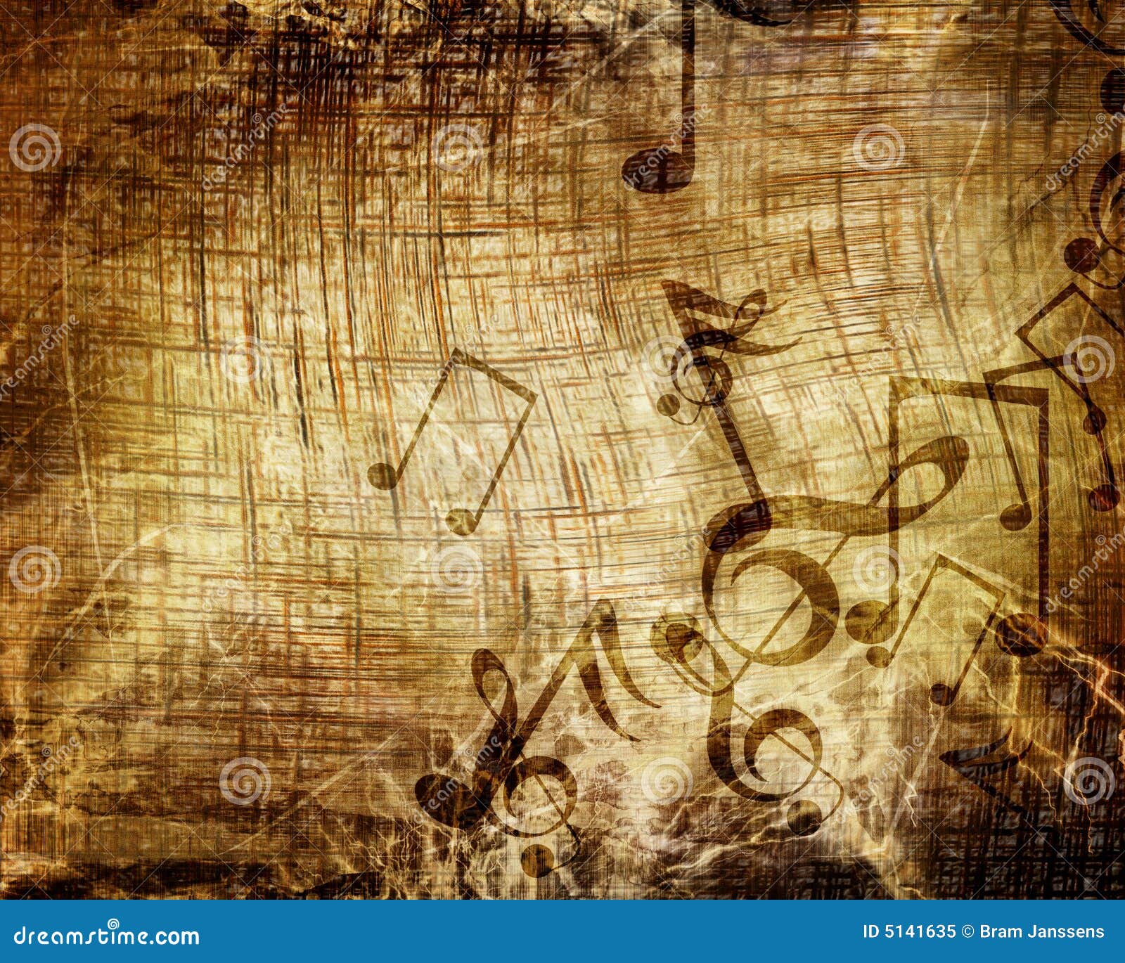 Old music sheet stock illustration. Illustration of letter - 5141635