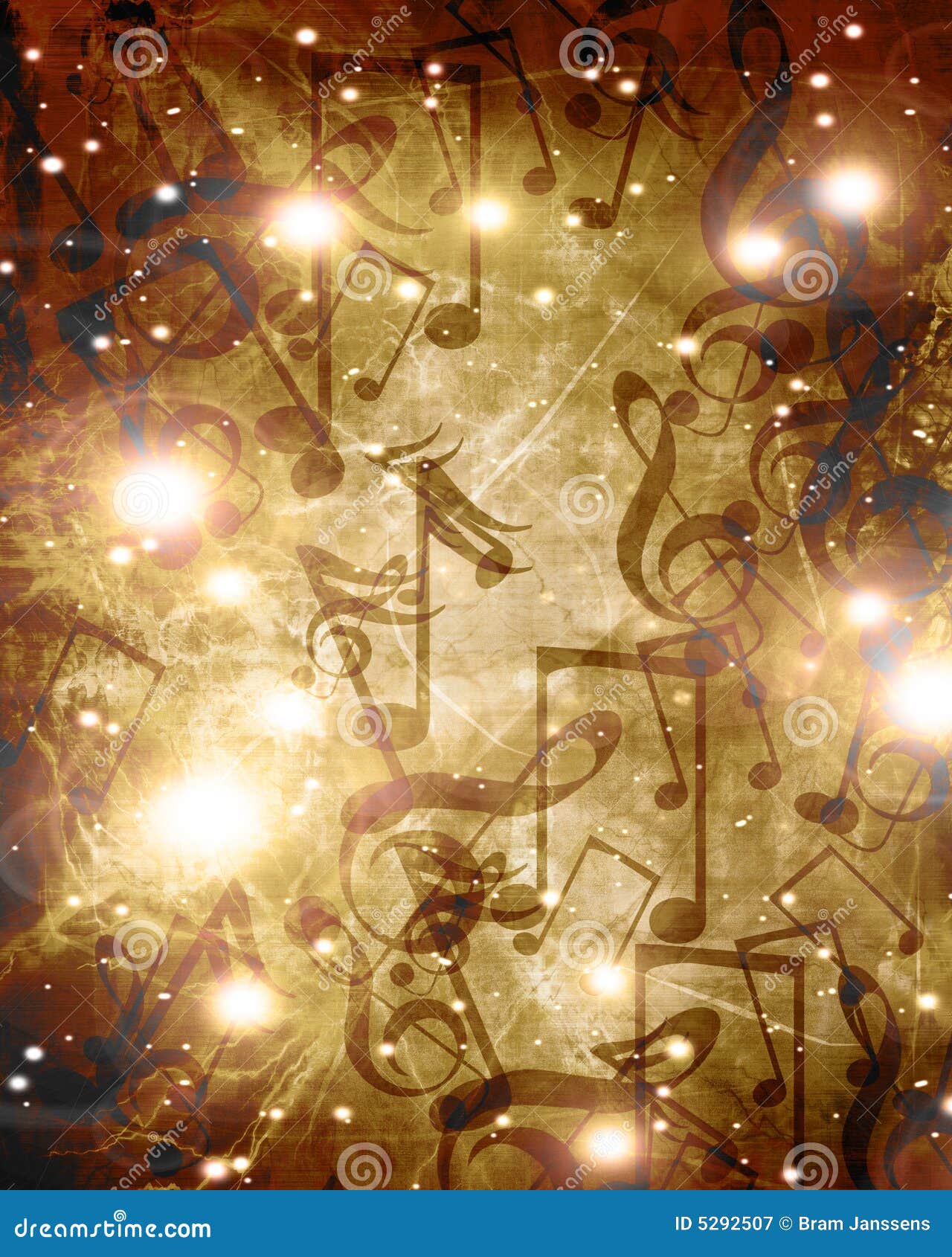 Old music sheet stock illustration. Illustration of letter - 5292507