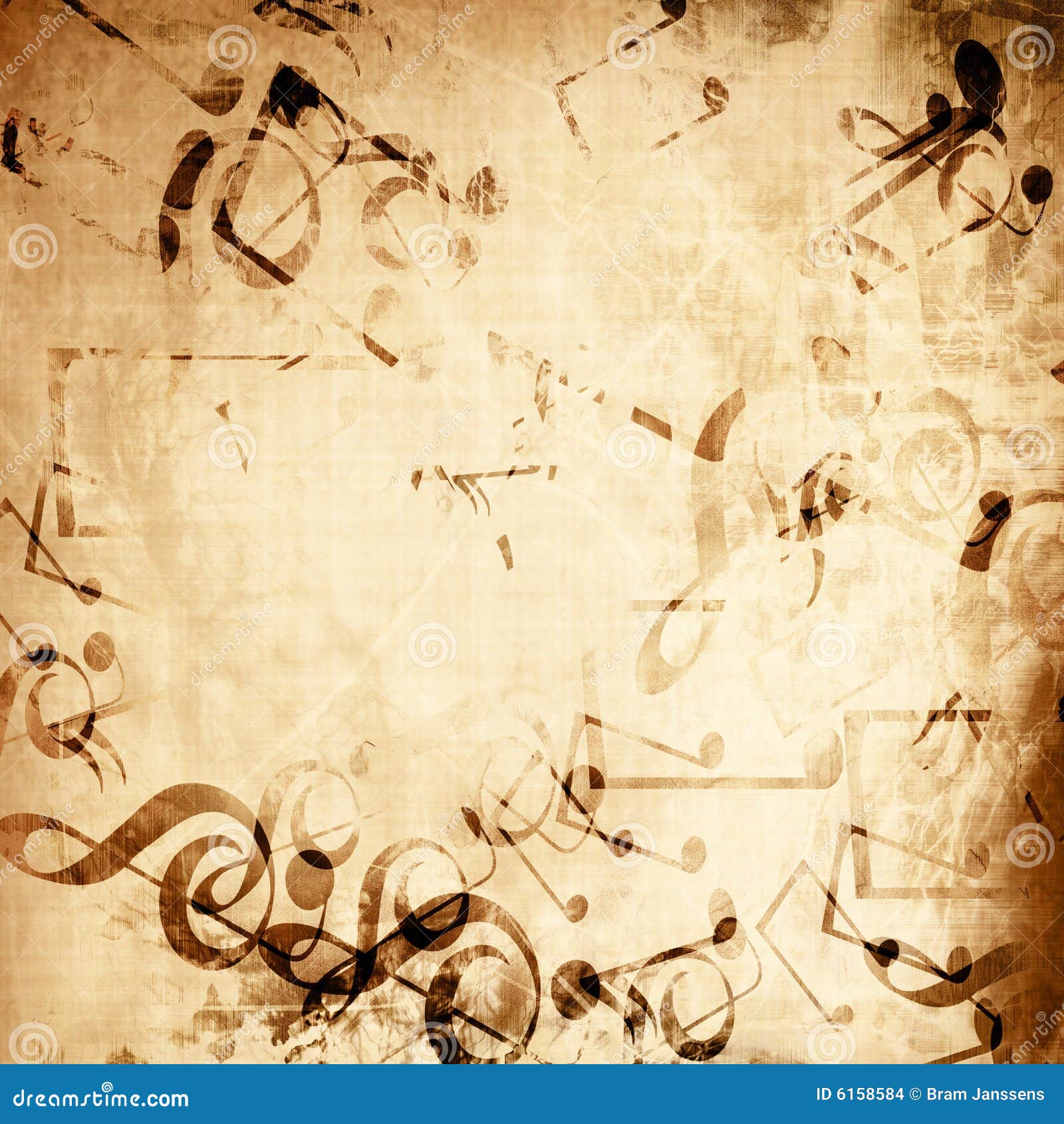 Old music sheet stock illustration. Illustration of sheet - 6158584
