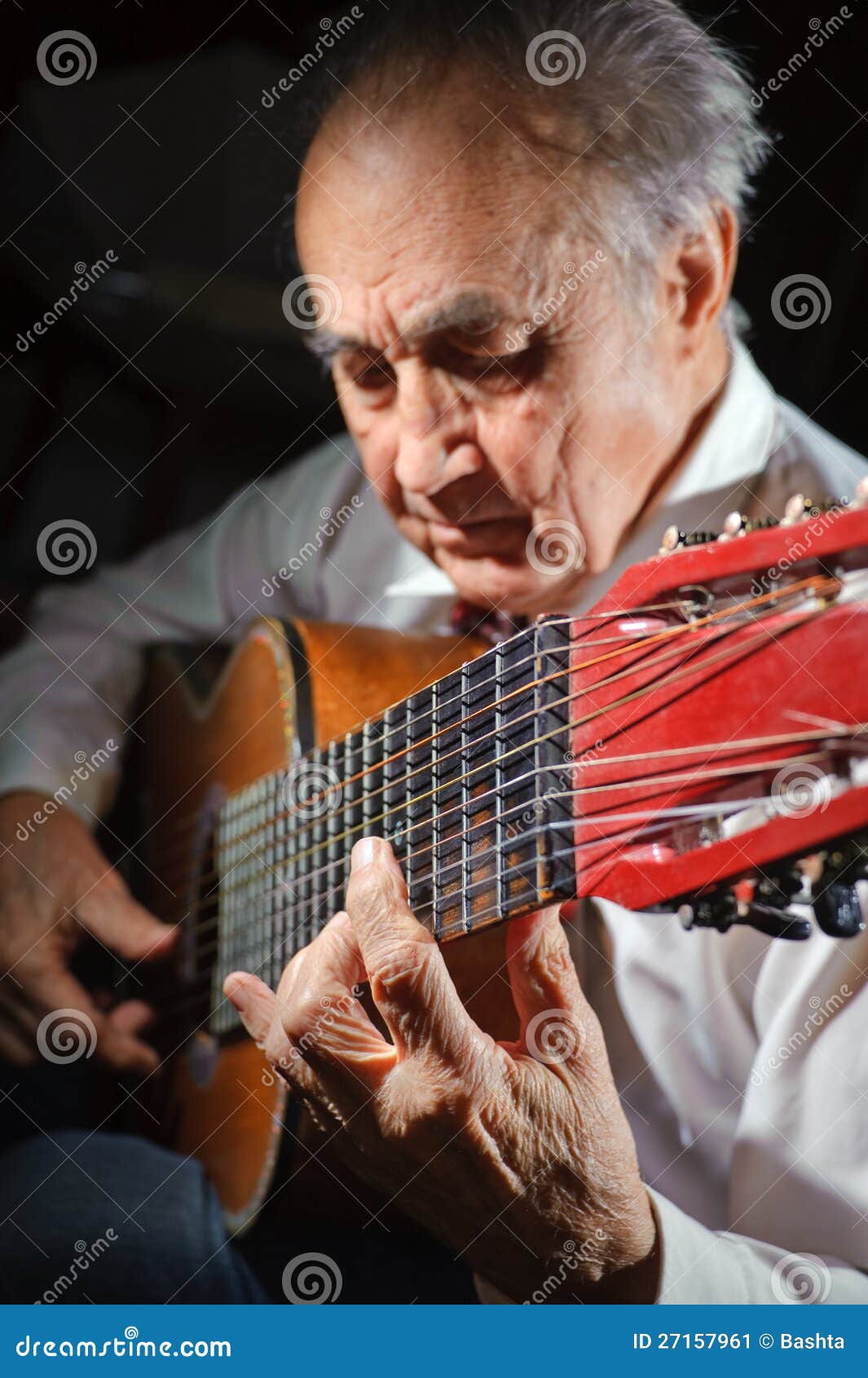 Old musician. stock image. Image of performer, lifestyles - 27157961