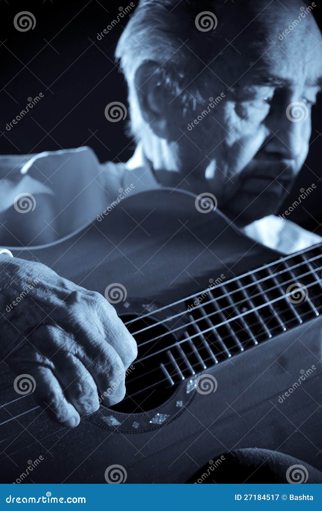 Old musician. stock image. Image of european, activity - 27184517
