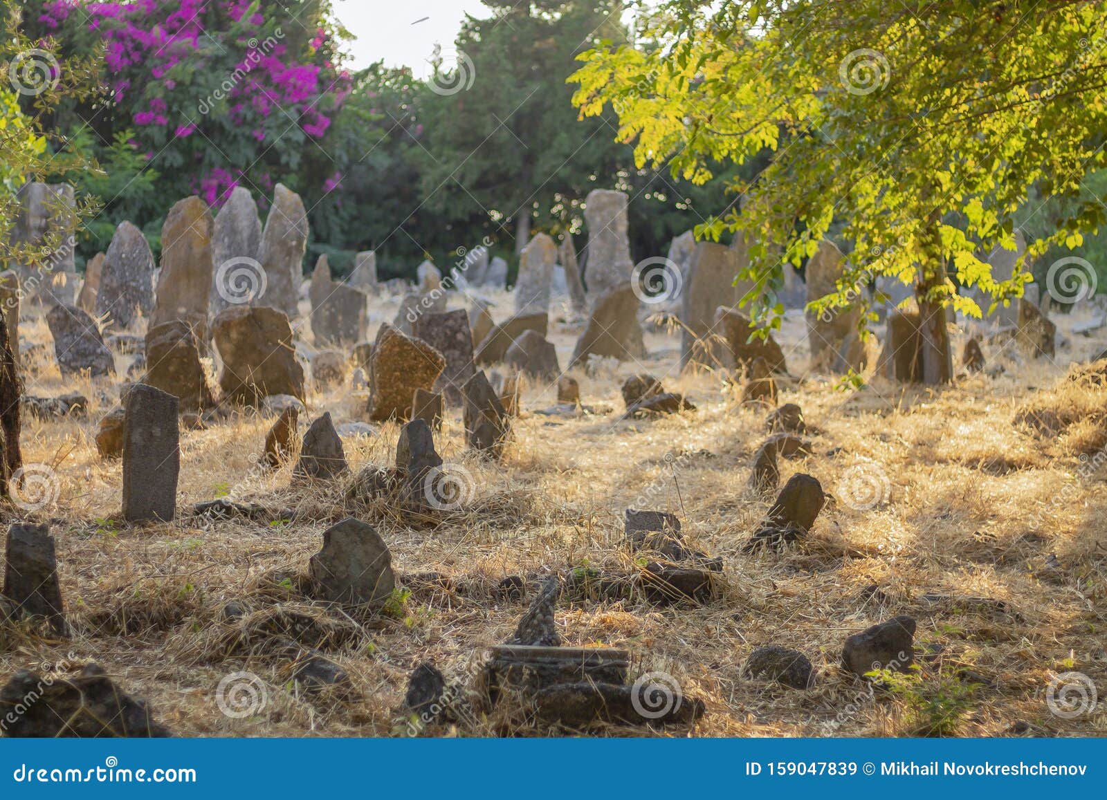 Old Muslim Cemetery in Turkey Stock Image - Image of ancient, muslim ...