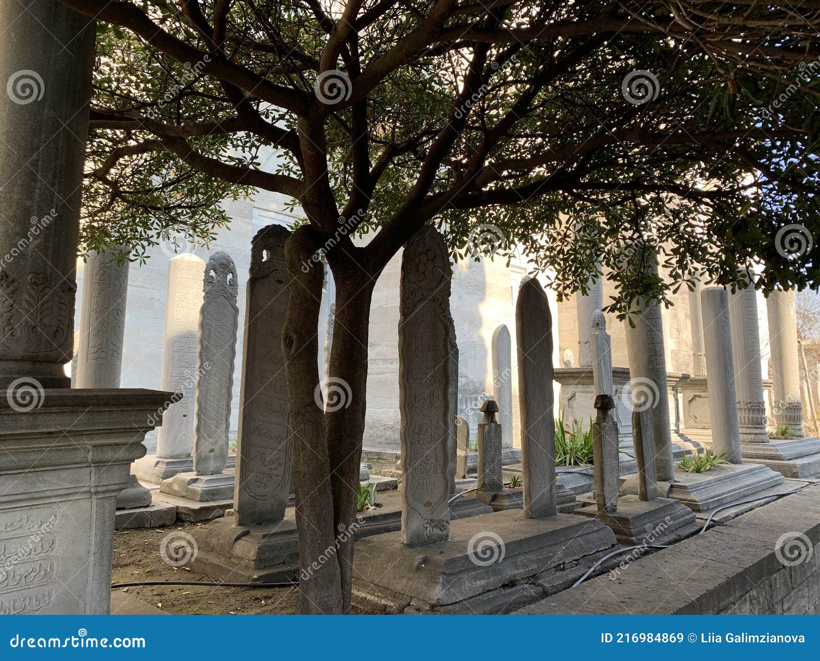 Old muslim graveyard stock image. Image of ancient, turkey - 216984869