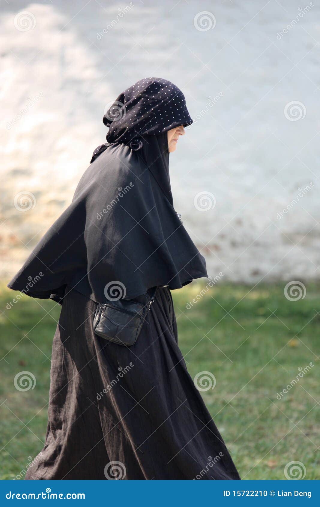 Muslim Lady Reading Koran In Studio Stock Photo | CartoonDealer.com ...