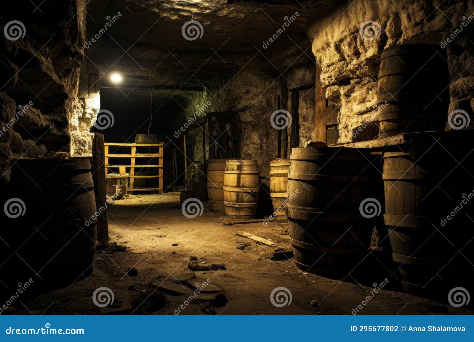 Old Creepy Musty Attic Background Stock Image | CartoonDealer.com ...