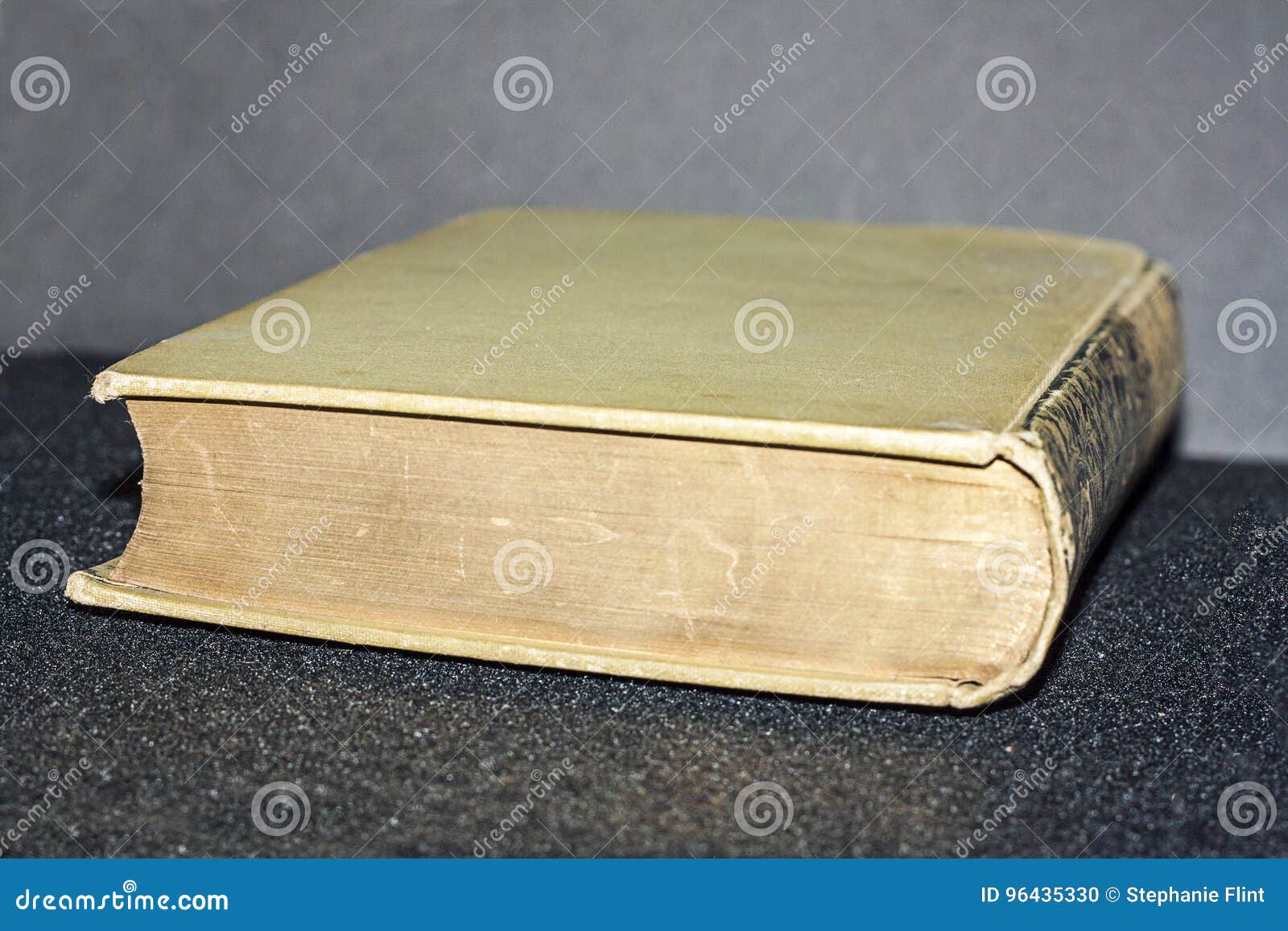 Old Musty Green Book stock photo. Image of wornout, musty - 96435330