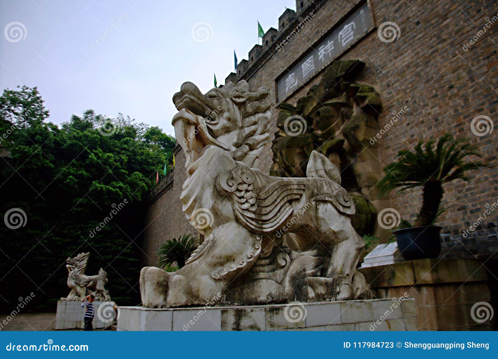 Fengdu ghosts City editorial stock photo. Image of ghosts - 117984723