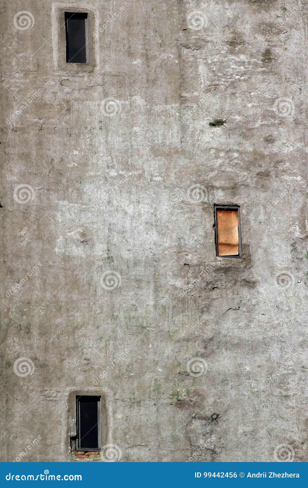Old Narrow Windows in Old Plastered Wall Stock Photo - Image of design ...