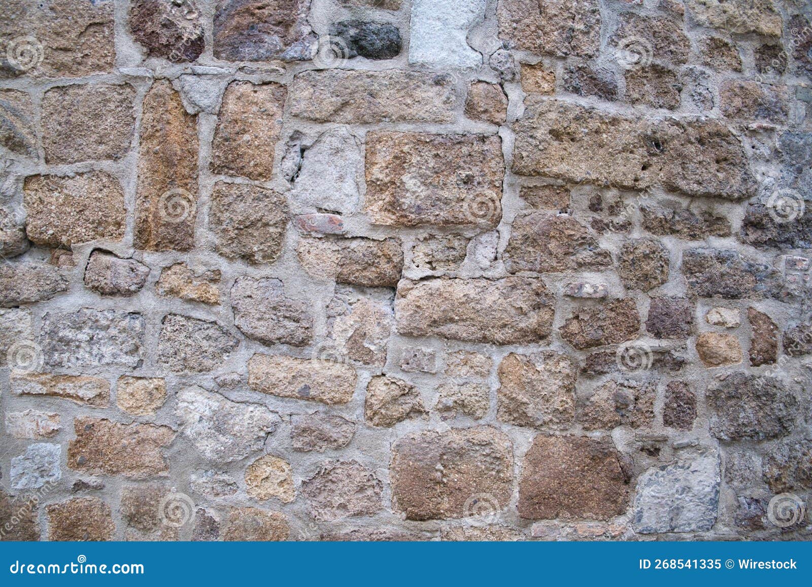 Old Natural Stone Wall, Rustic Stone Wall Stock Image - Image of wall ...