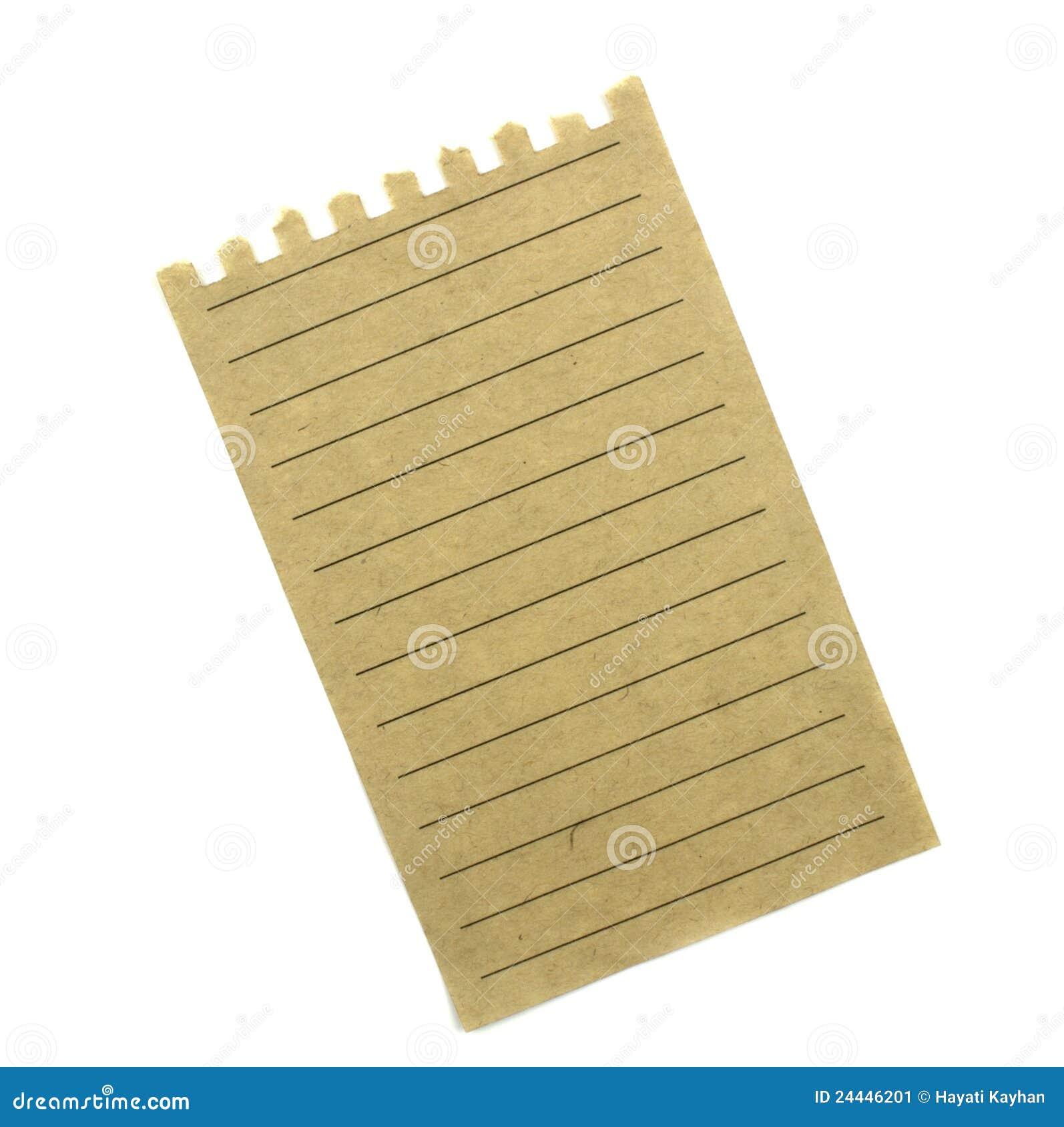 Old, Natural Vintage Note Paper Stock Image - Image of edge, notepad ...