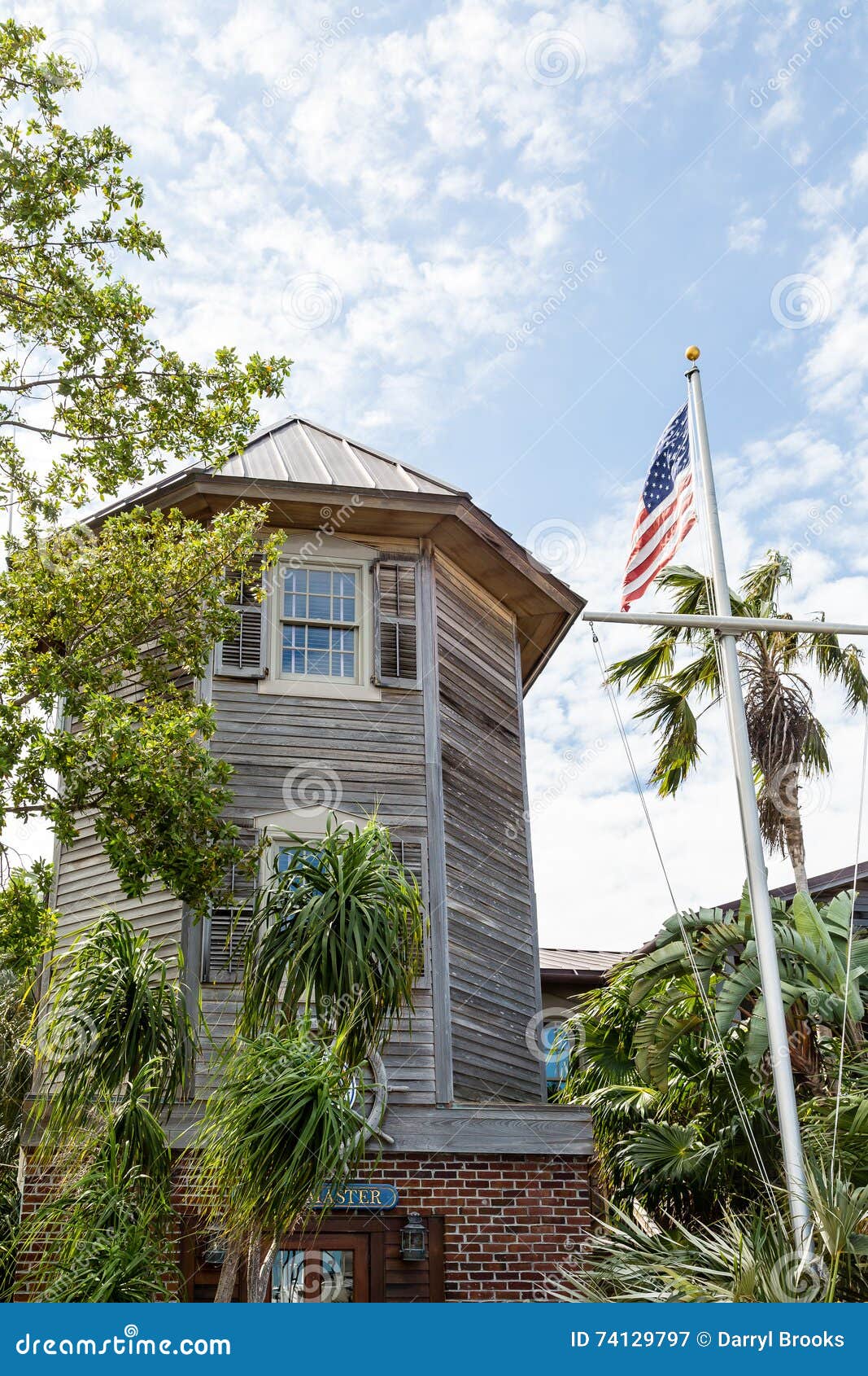 Old Nautical Building in Marina Editorial Photography - Image of port ...
