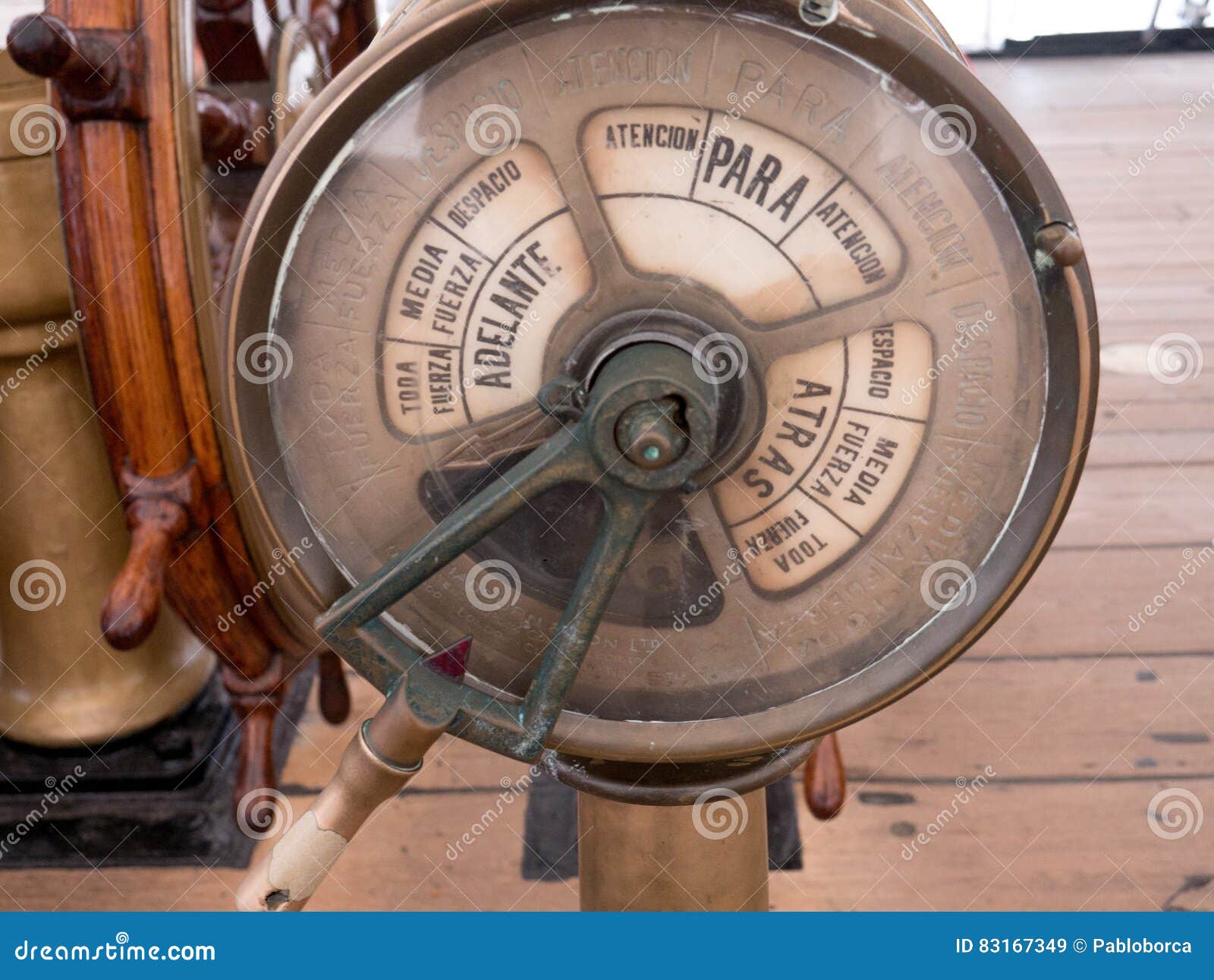 Old Nautical Ships Control Panel Stock Image - Image of detail ...