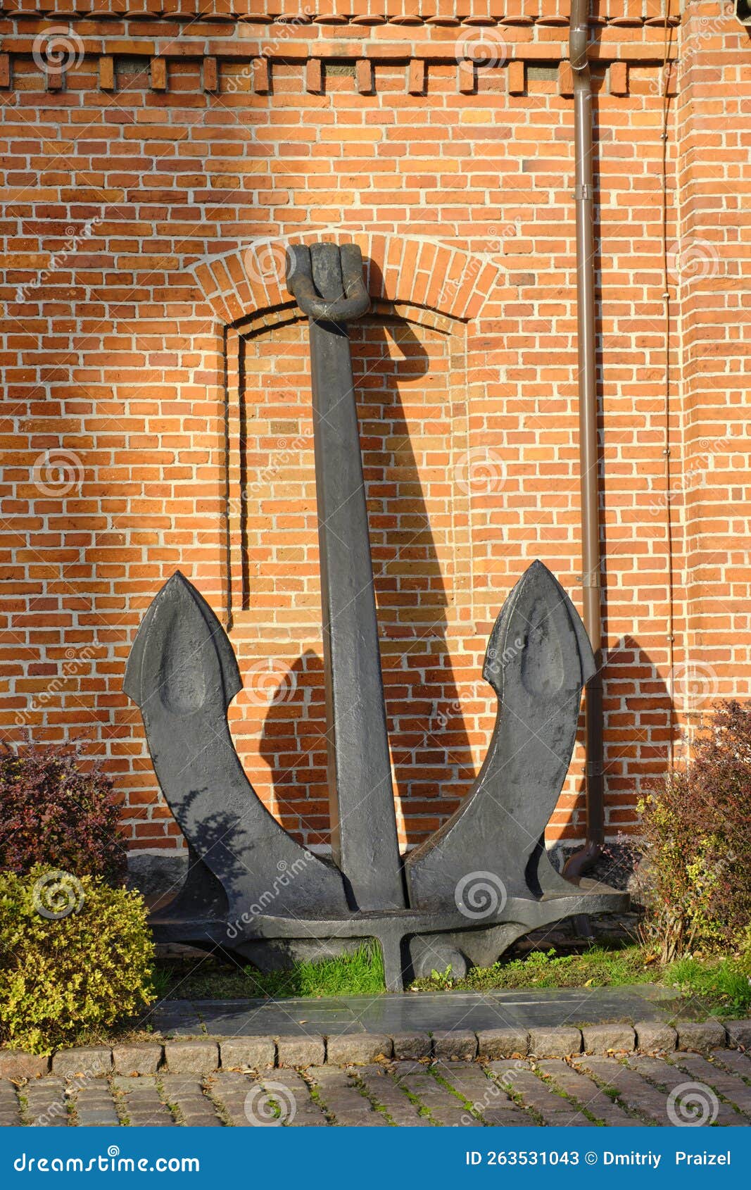 Old Naval Ship Anchor on Display Editorial Stock Photo - Image of ...