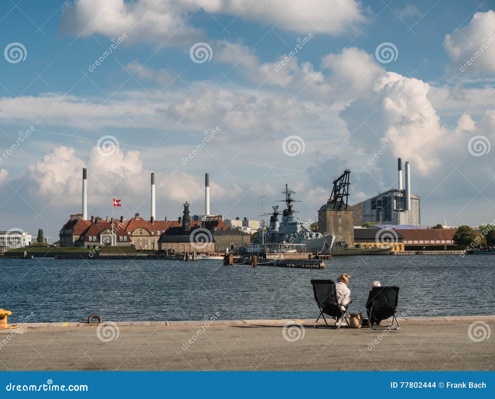 Old Naval Station in Copenhagen Harbor, Denmark Editorial Stock Image ...