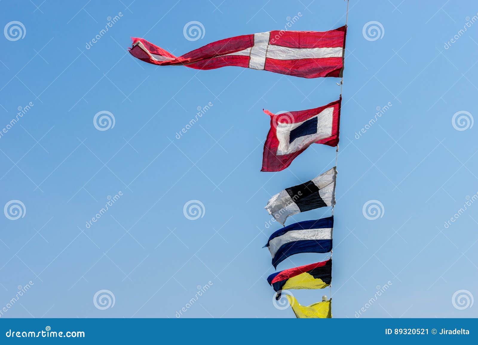 Old Navy Flags Signal stock image. Image of ocean, mast - 89320521