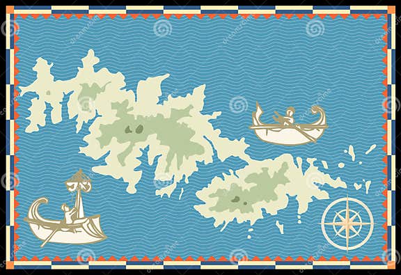 Old navy map1 stock vector. Illustration of guidance, icons - 3343160