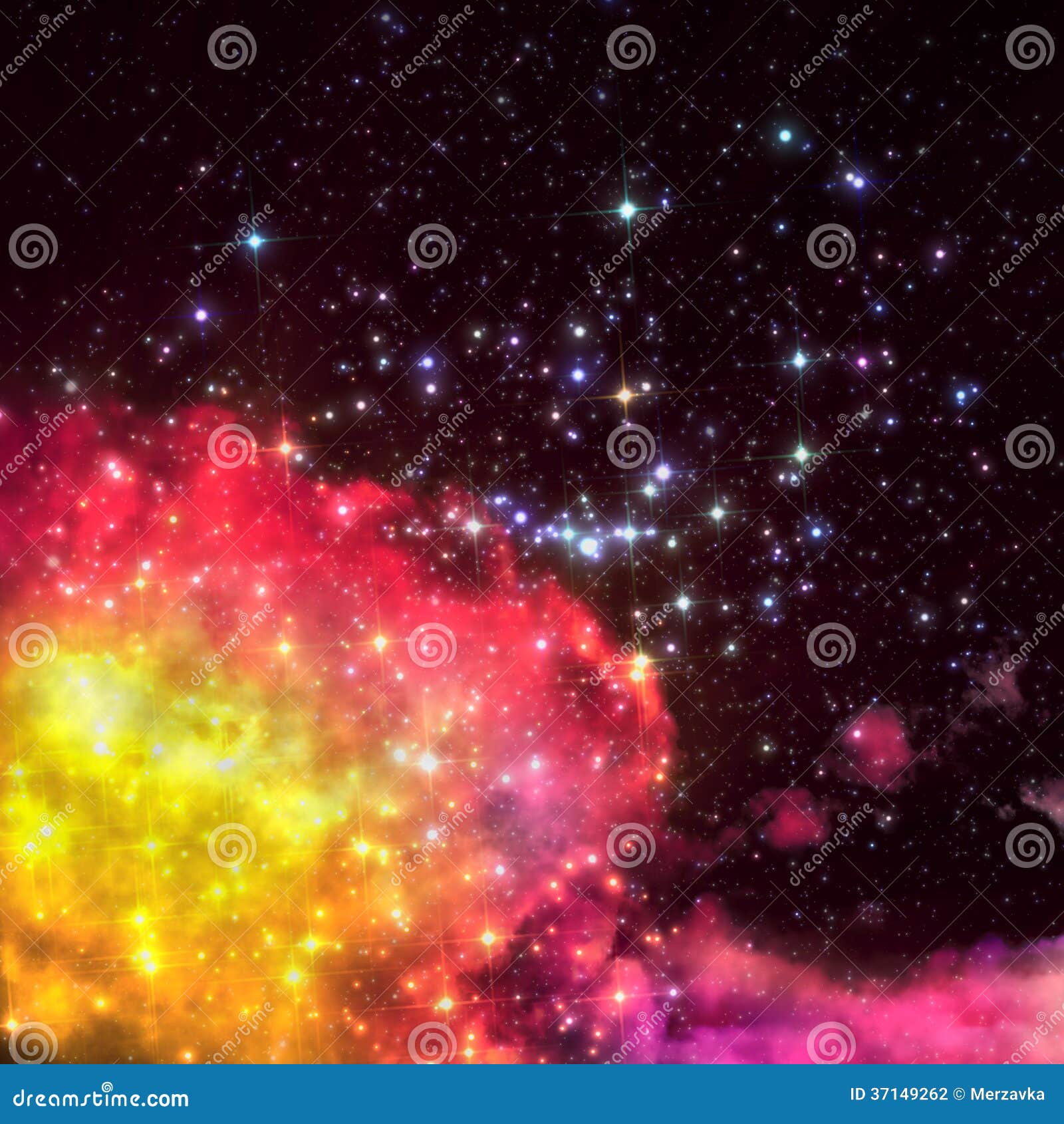 Old nebula stock illustration. Illustration of ethereal - 37149262