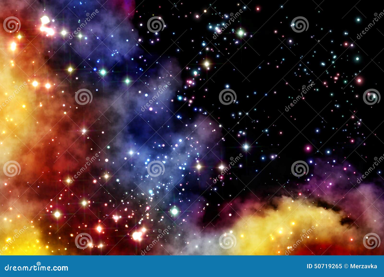 Old nebula stock illustration. Illustration of astronomy - 50719265