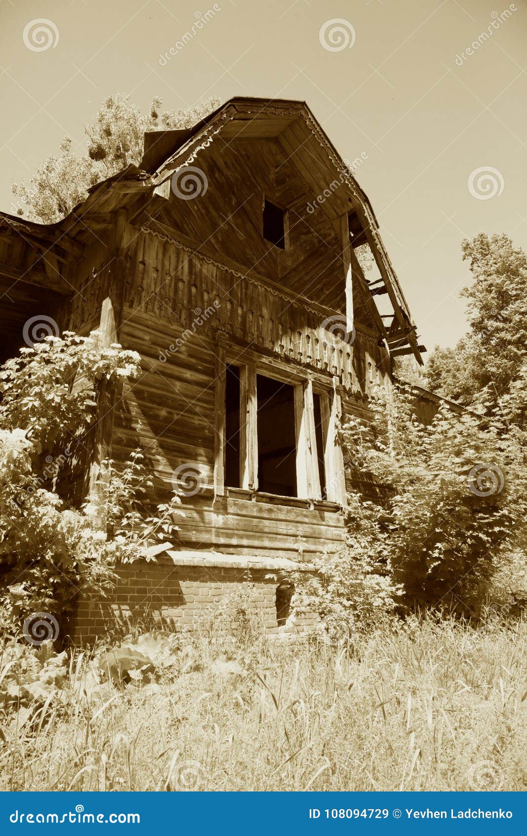 The Old Neglected House is in a Village Editorial Stock Image - Image ... The Old Neglected House is in a Village Editorial Stock Image - Image ...