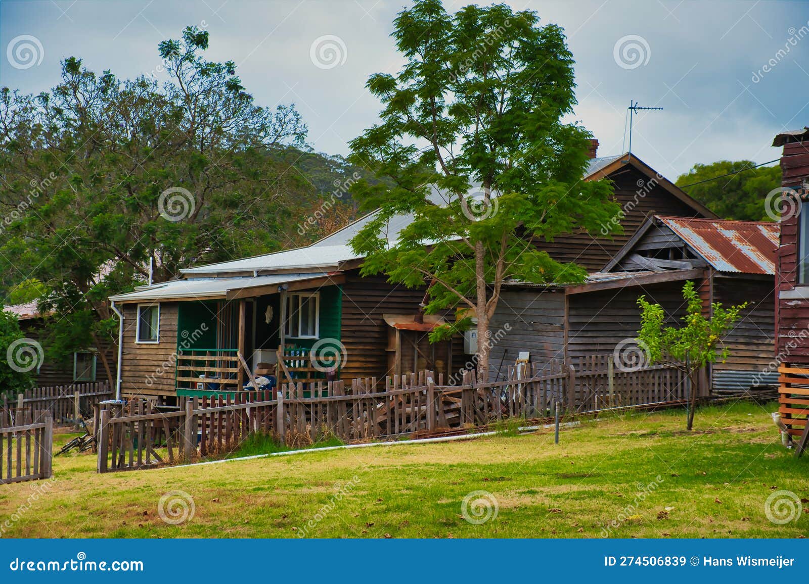 Old, Neglected Wooden Cottage Stock Image - Image of residential, road ... Old, Neglected Wooden Cottage Stock Image - Image of residential, road ...