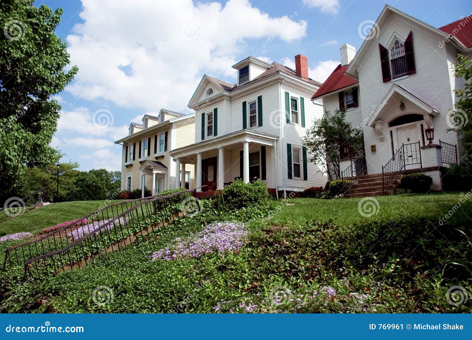 Old Neighbors stock image. Image of neighborhood, bungalow - 769961