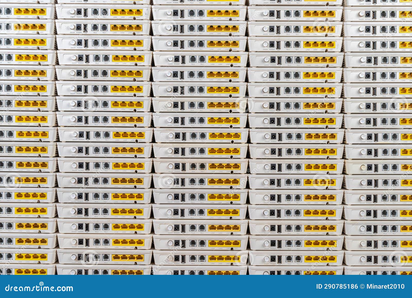 Old Network Device, Internet Wifi Router and Modem, Electronic ...