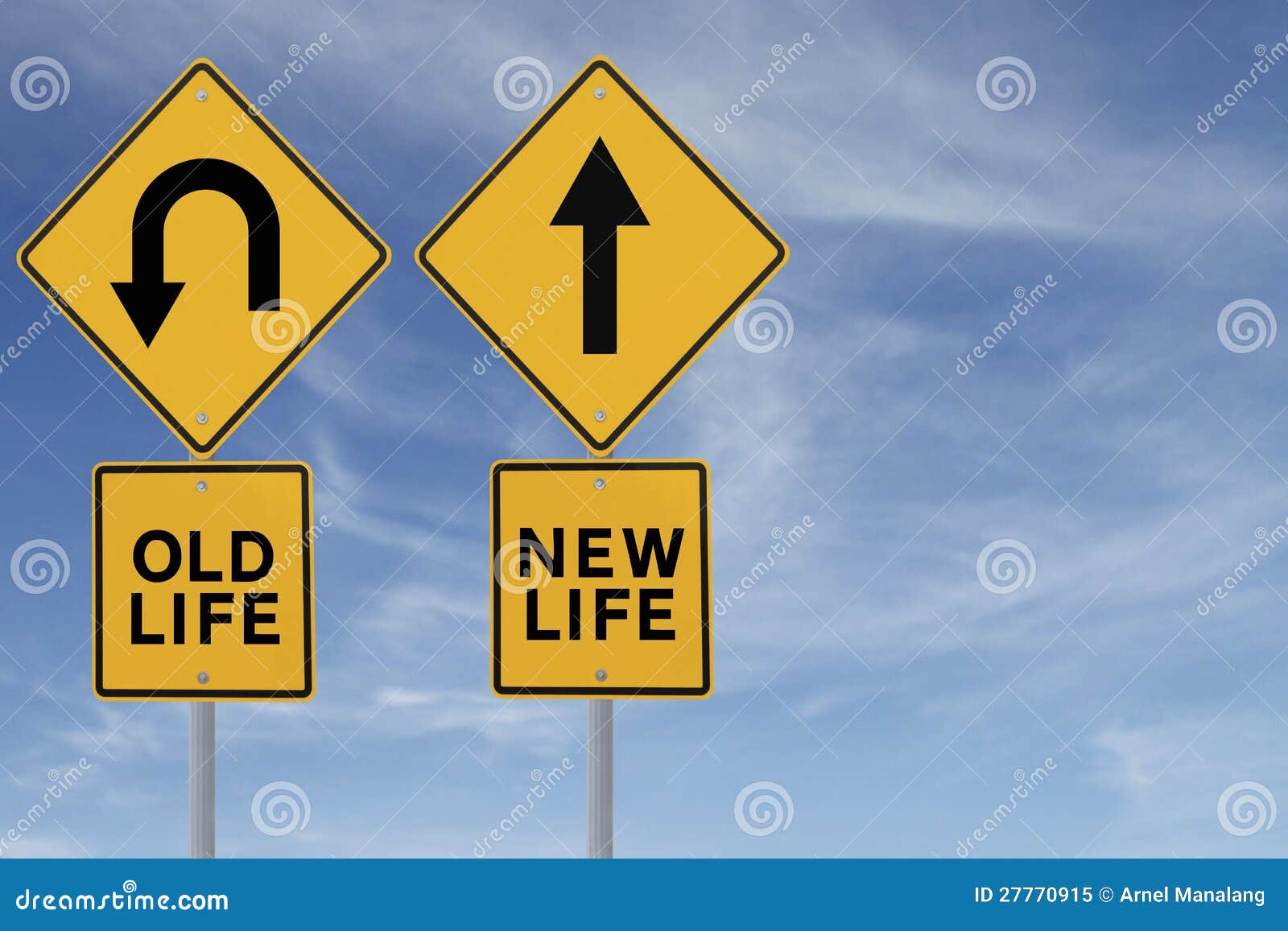 Old and New stock image. Image of direction, future, change - 27770915