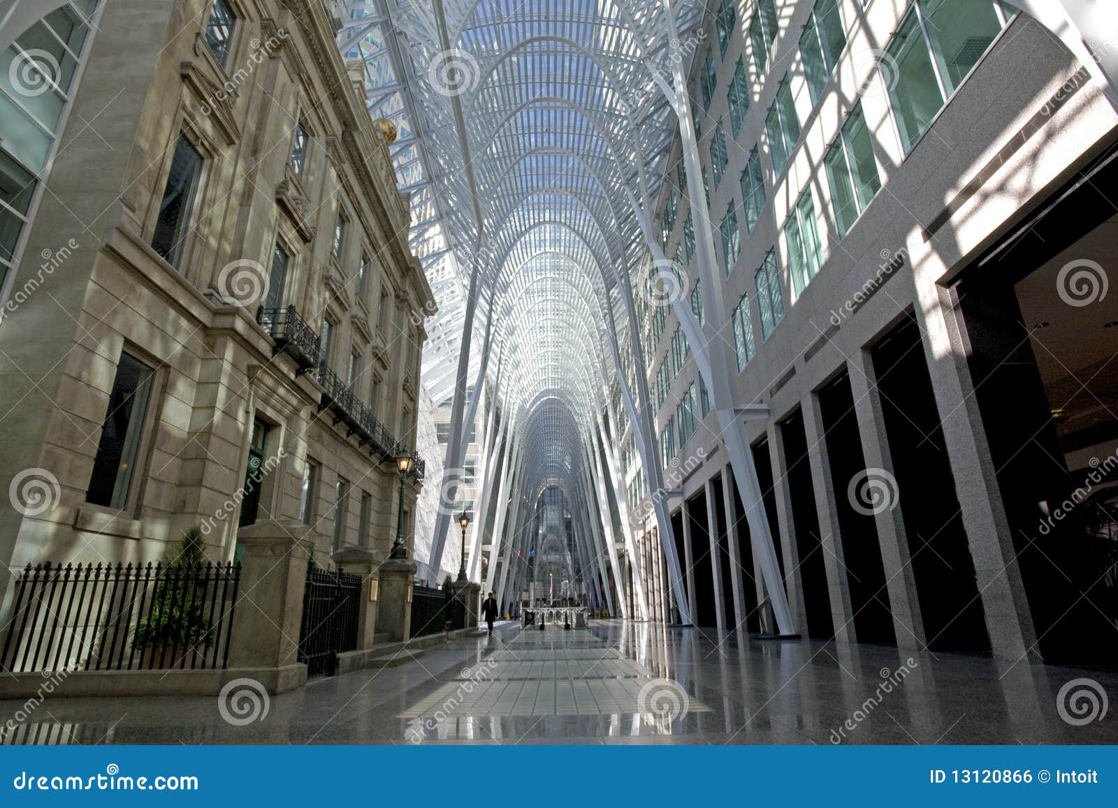 Old and New Architecture BCE Place Stock Photo - Image of place, modern ...