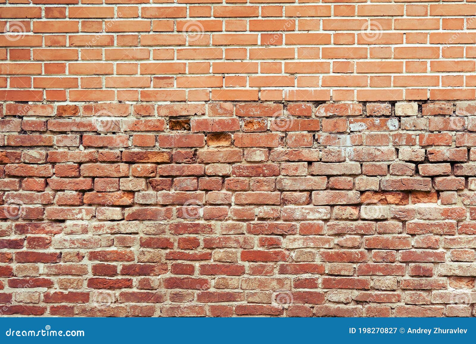 Old and New Brick Wall Background, Brickwork Border Texture, Copy Space ...