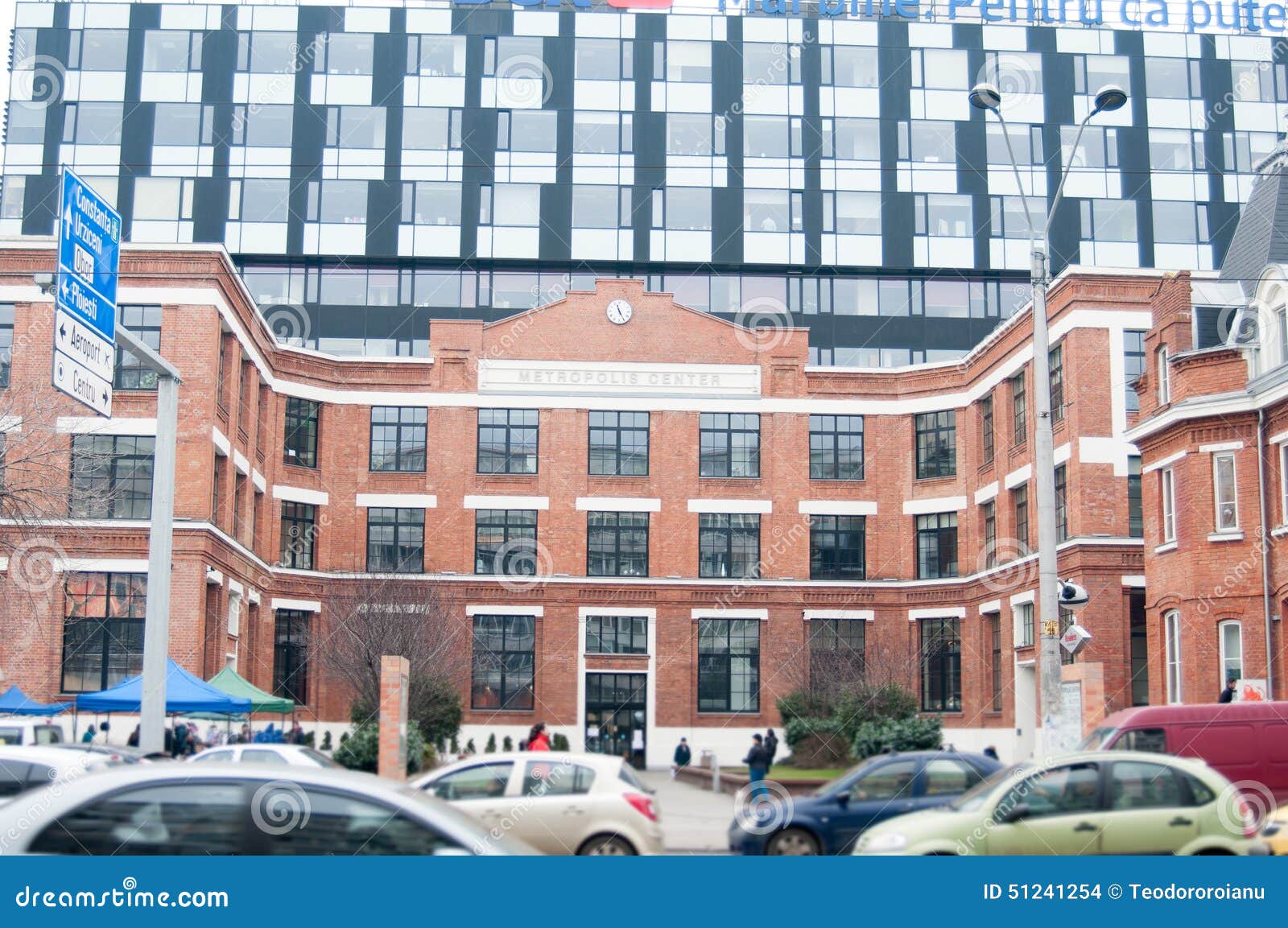 Old and new building editorial stock image. Image of romania - 51241254