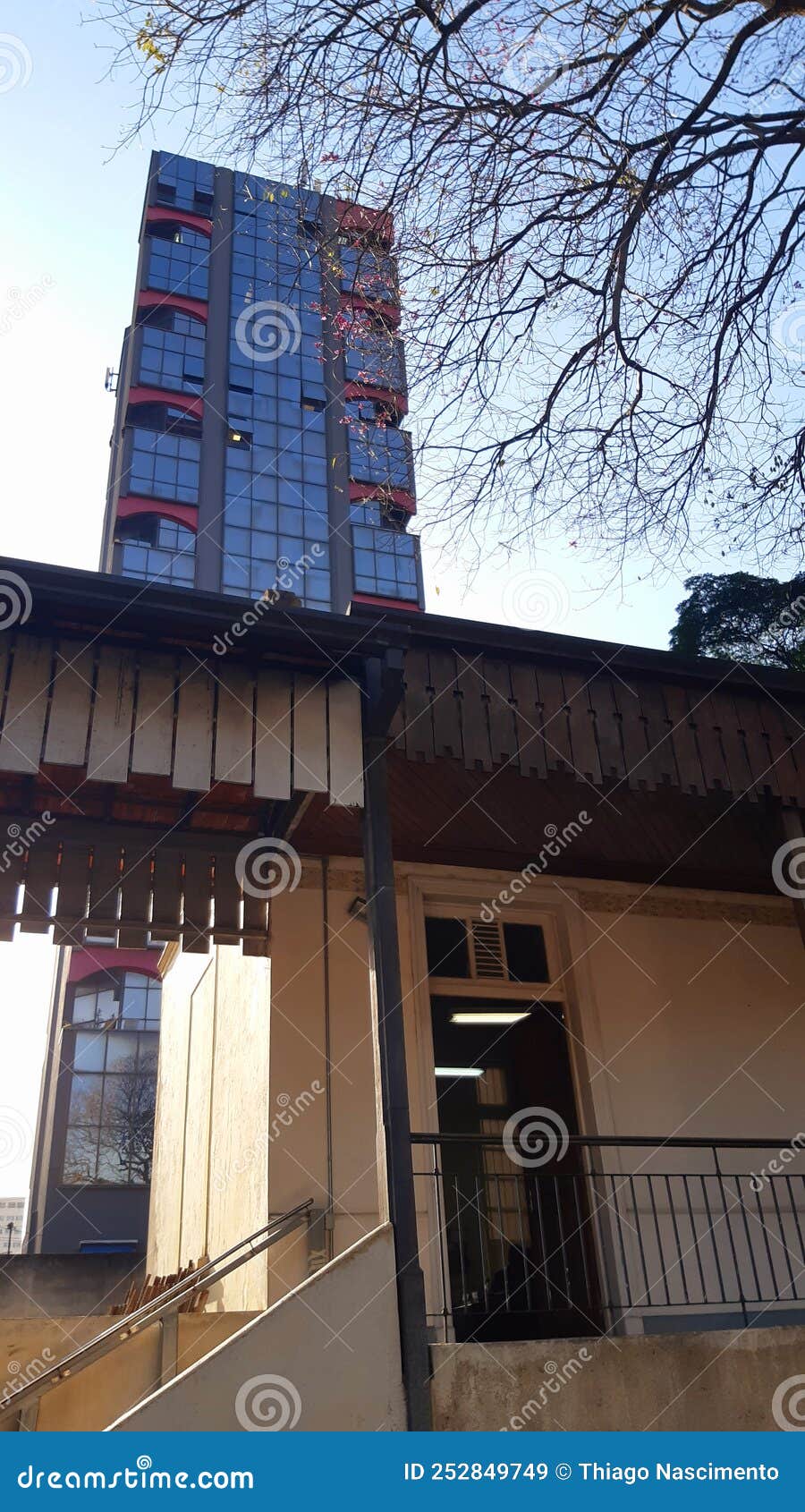 Old and New Building Together Stock Image - Image of architecture ...