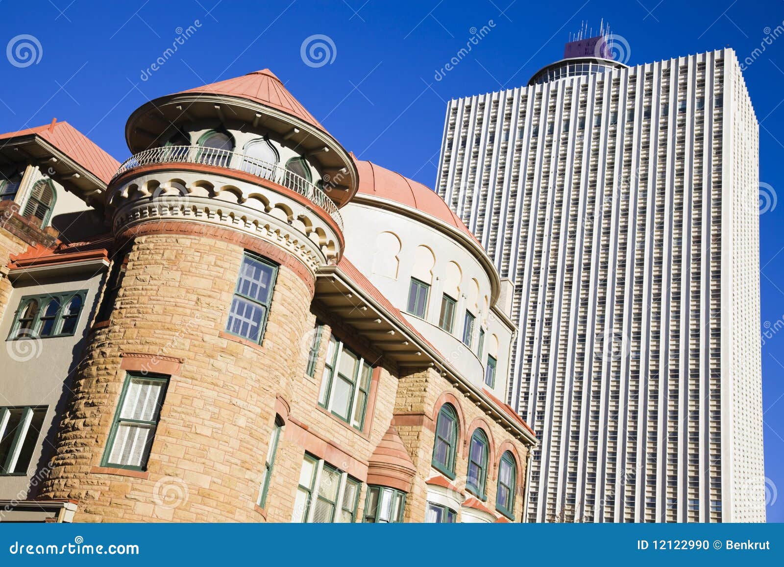 Old and New Buildings in Memphis Stock Photo - Image of brick, office ...