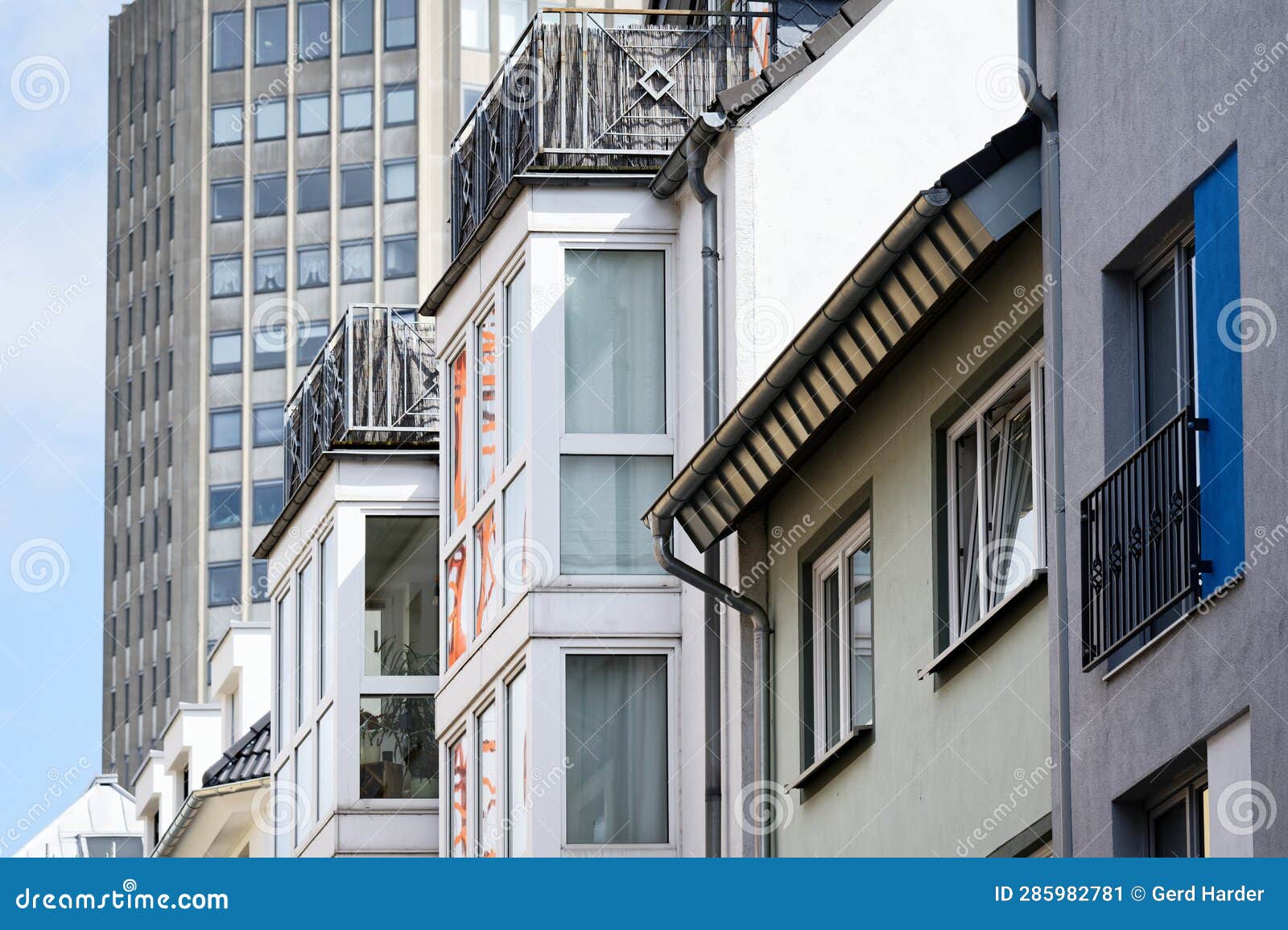 Old and New Buildings Scenery in Cologne Stock Image - Image of german ...