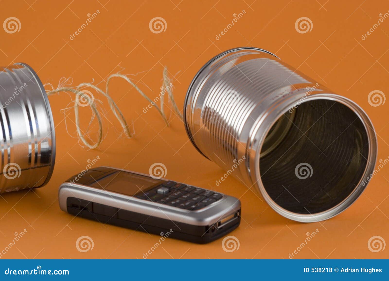 Old and New Communication stock photo. Image of string - 538218