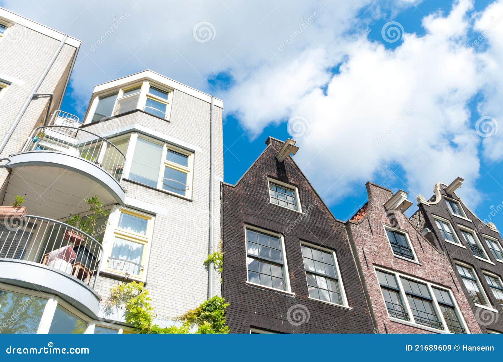 Old and new houses stock image. Image of decorated, style - 21689609