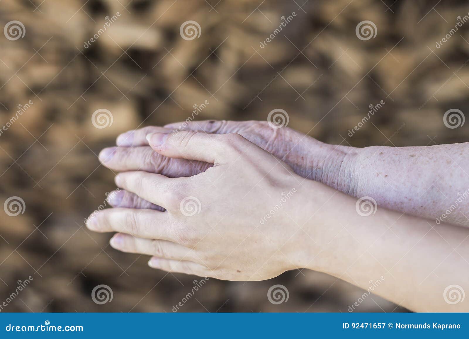 Old and new human hands stock image. Image of nature - 92471657