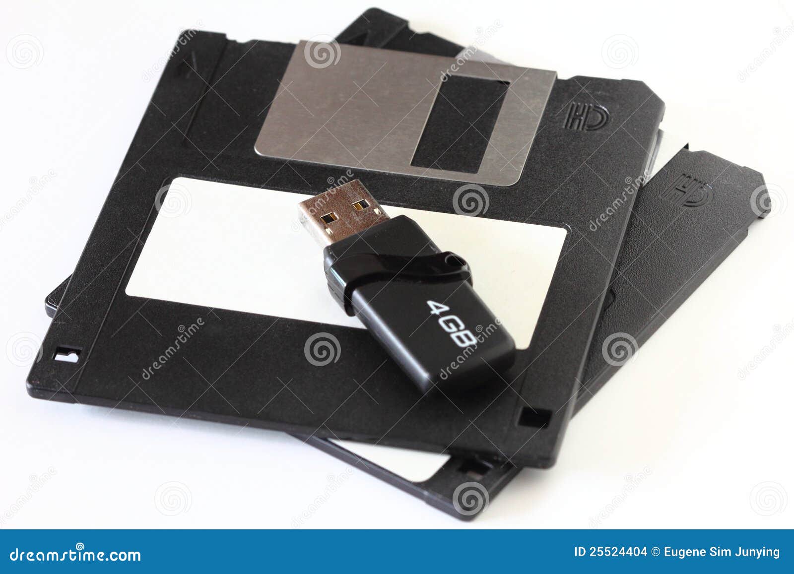 Old and new media storage stock photo. Image of thumb - 25524404