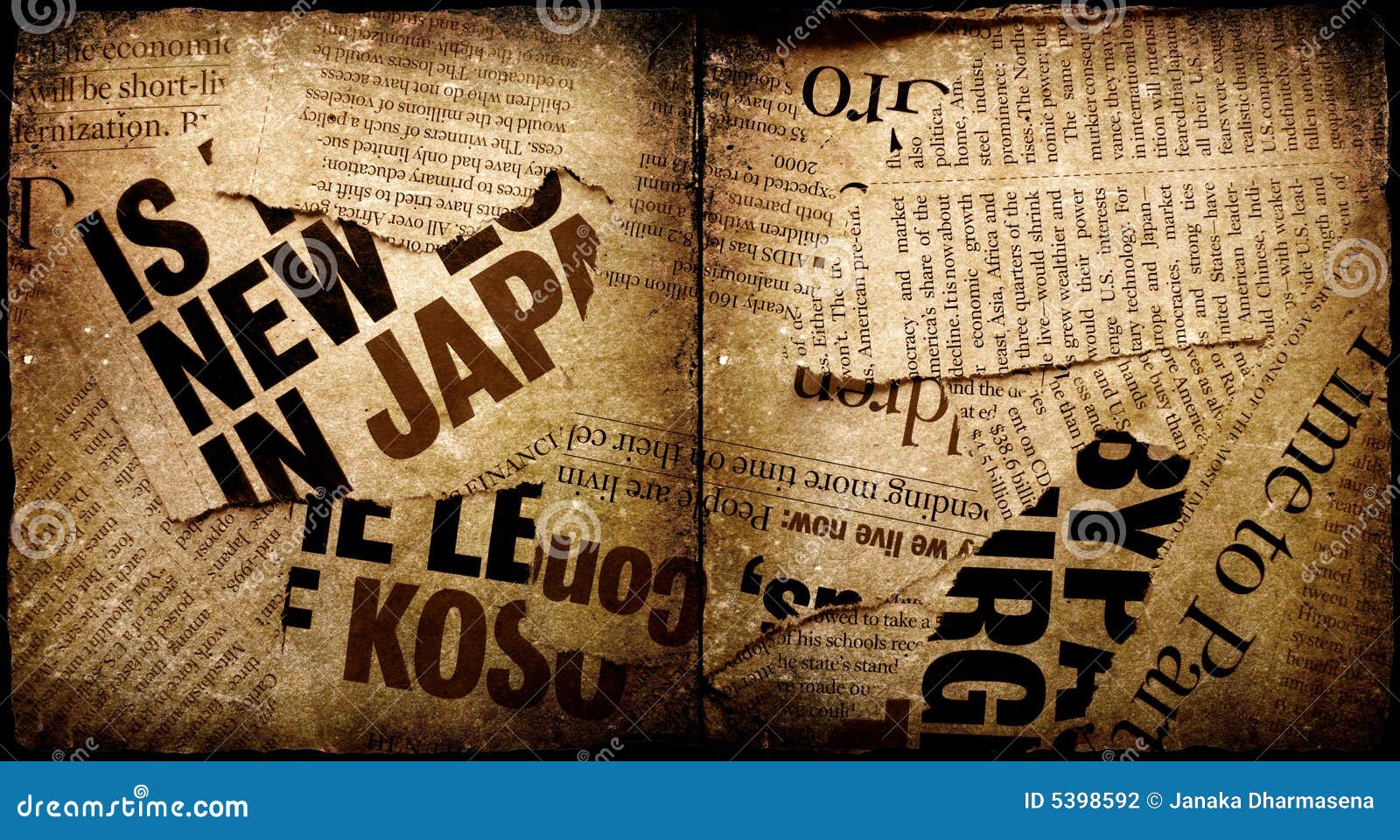 Old new paper stock photo. Image of journal, editorial - 5398592