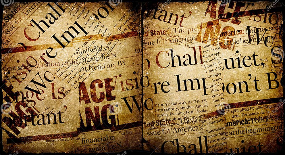 Old new paper stock photo. Image of article, letters, grunge - 5398868