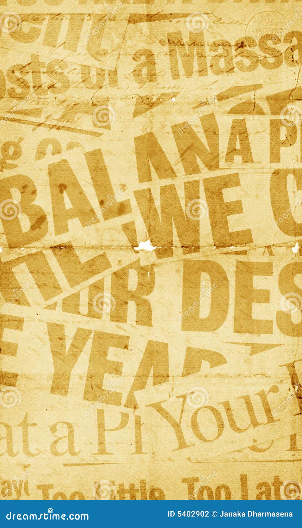 Old new paper stock photo. Image of global, antique, letters - 5402902