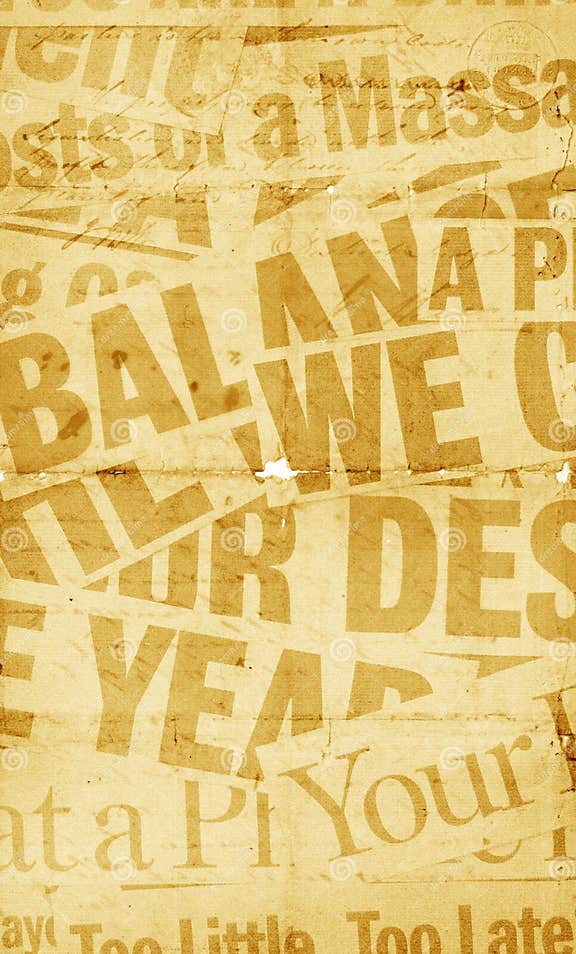 Old new paper stock photo. Image of global, antique, letters - 5402902