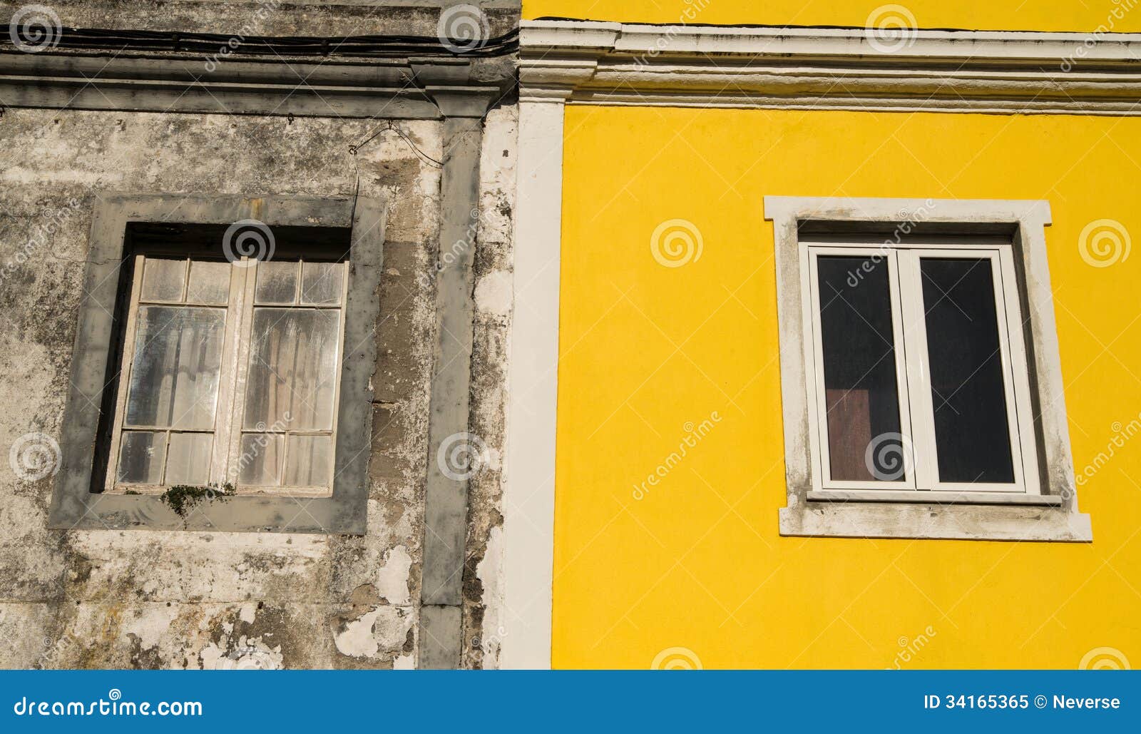 Old and new window stock image. Image of rustic, building - 34165365