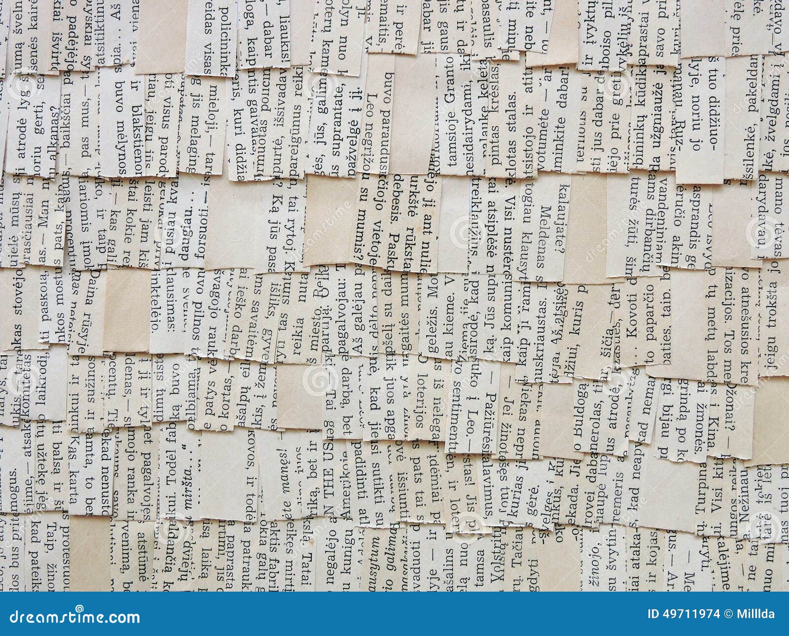 Old newspaper texture stock photo. Image of brown, letter - 49711974