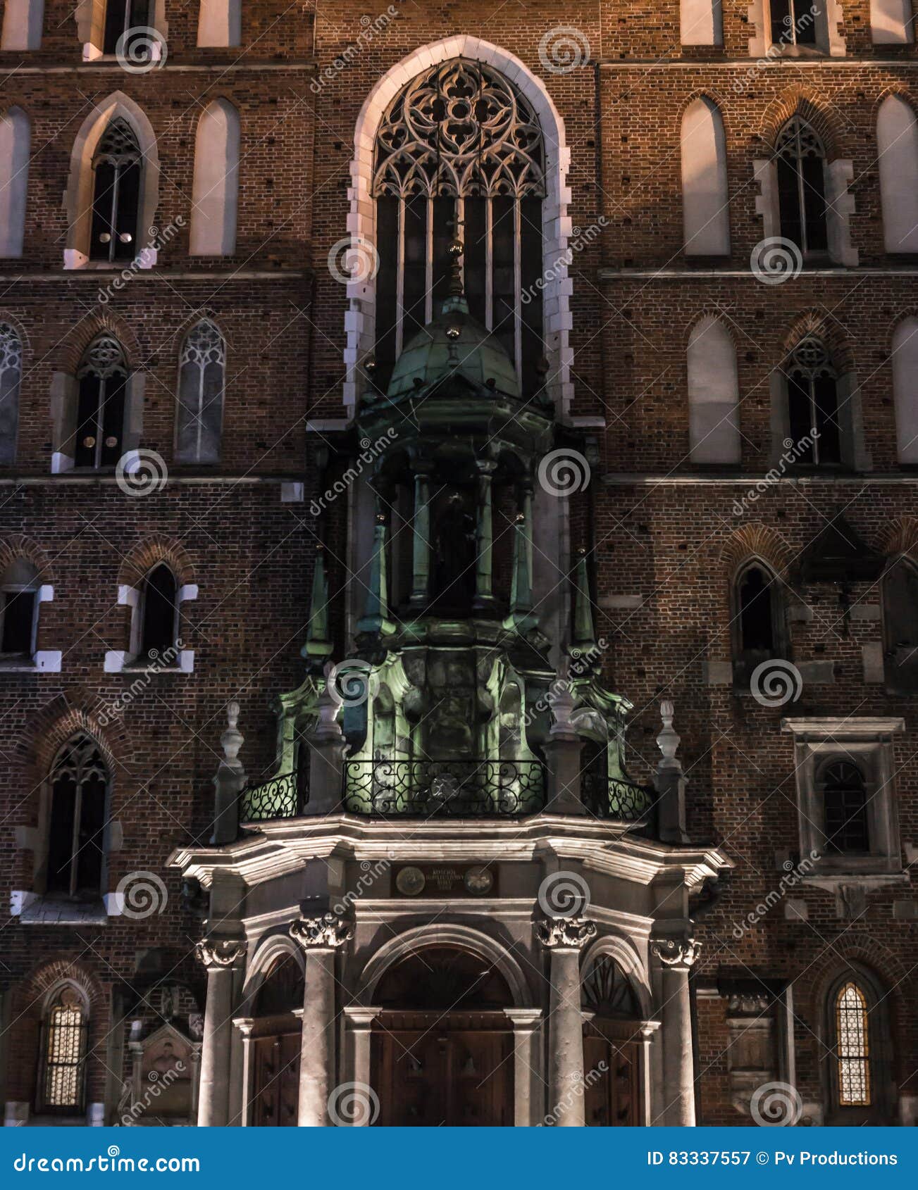 Old night building stock image. Image of light, cobblestone - 83337557