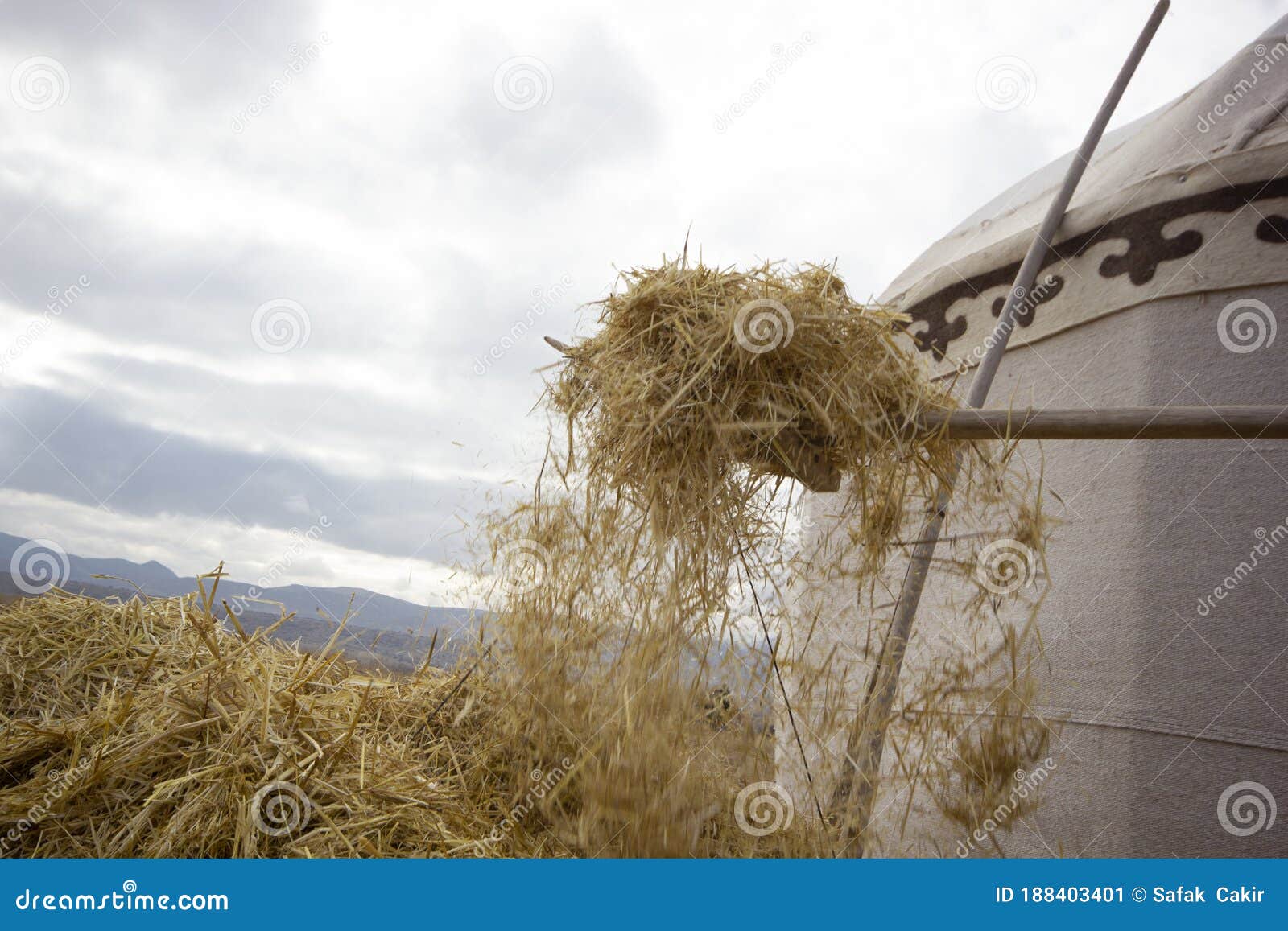 Old Nomadic Turkish Tents. stock image. Image of middle - 188403401