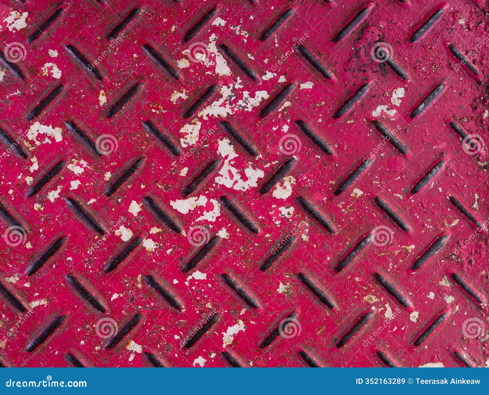 Old Non-slip Steel Walkway. Pattern Texture Rust on Background Stock ...