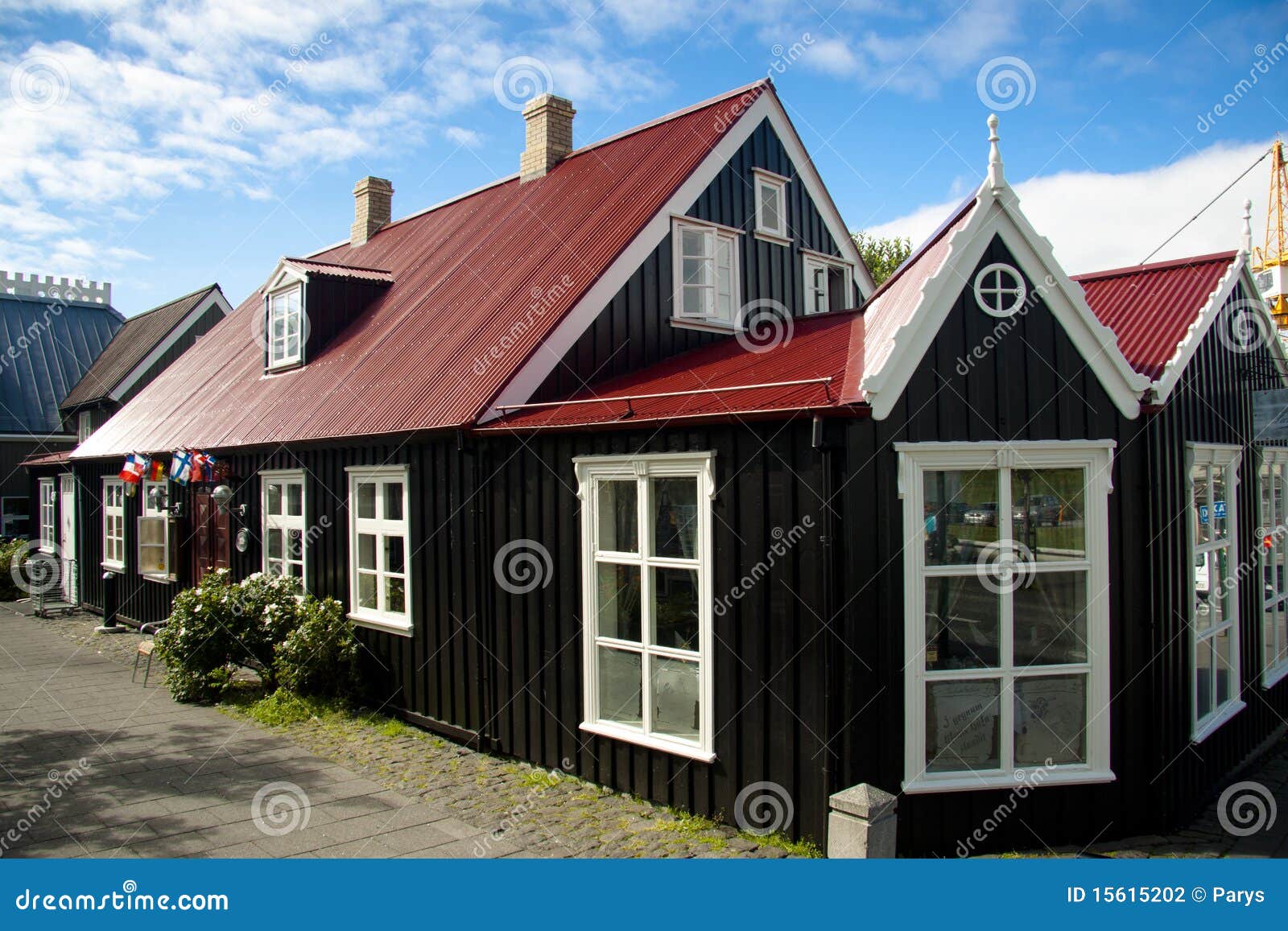 Old Nordic House in Reykjavik Stock Photo - Image of reykjavik, cottage ...